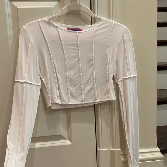 Edikted | Tops | Edikted White Long Sleeve | Poshmark